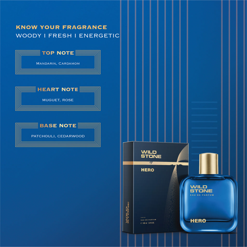 Wild Stone Hero Perfume for Men 100 ml | Wild Stone