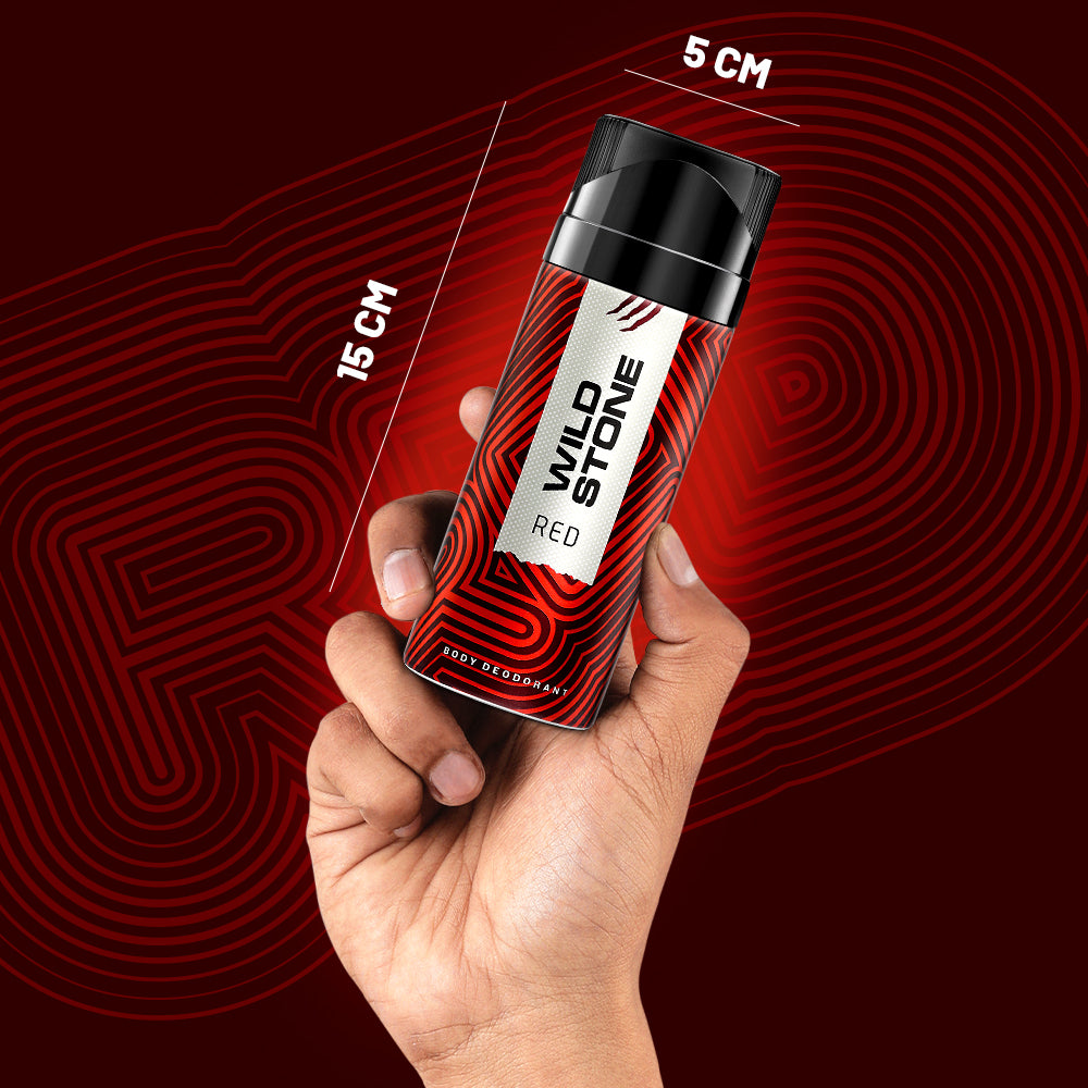 Red Deodorant for Men 225ml | Wild Stone