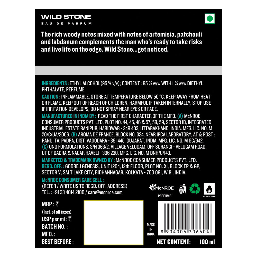 Edge Perfume for Men 100 ml | Wild Stone