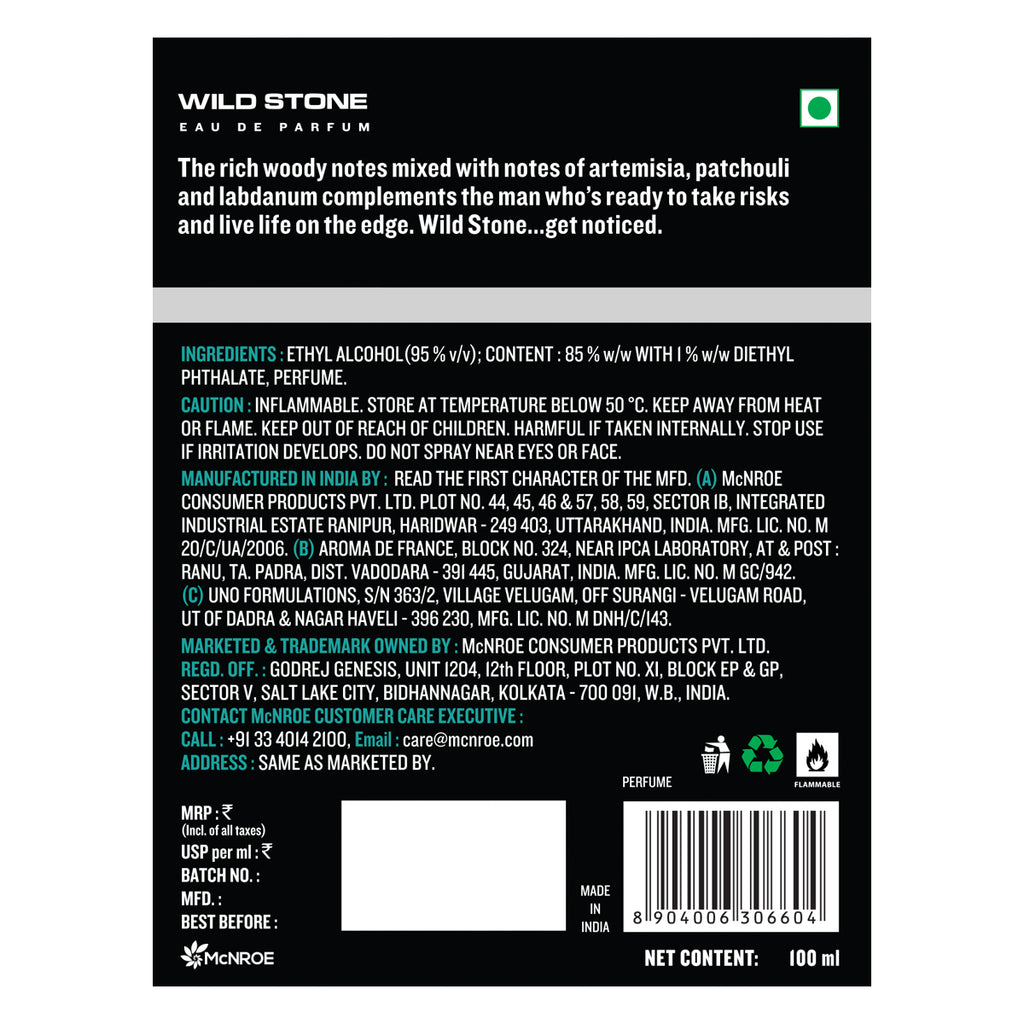 Edge Perfume for Men 100 ml | Wild Stone