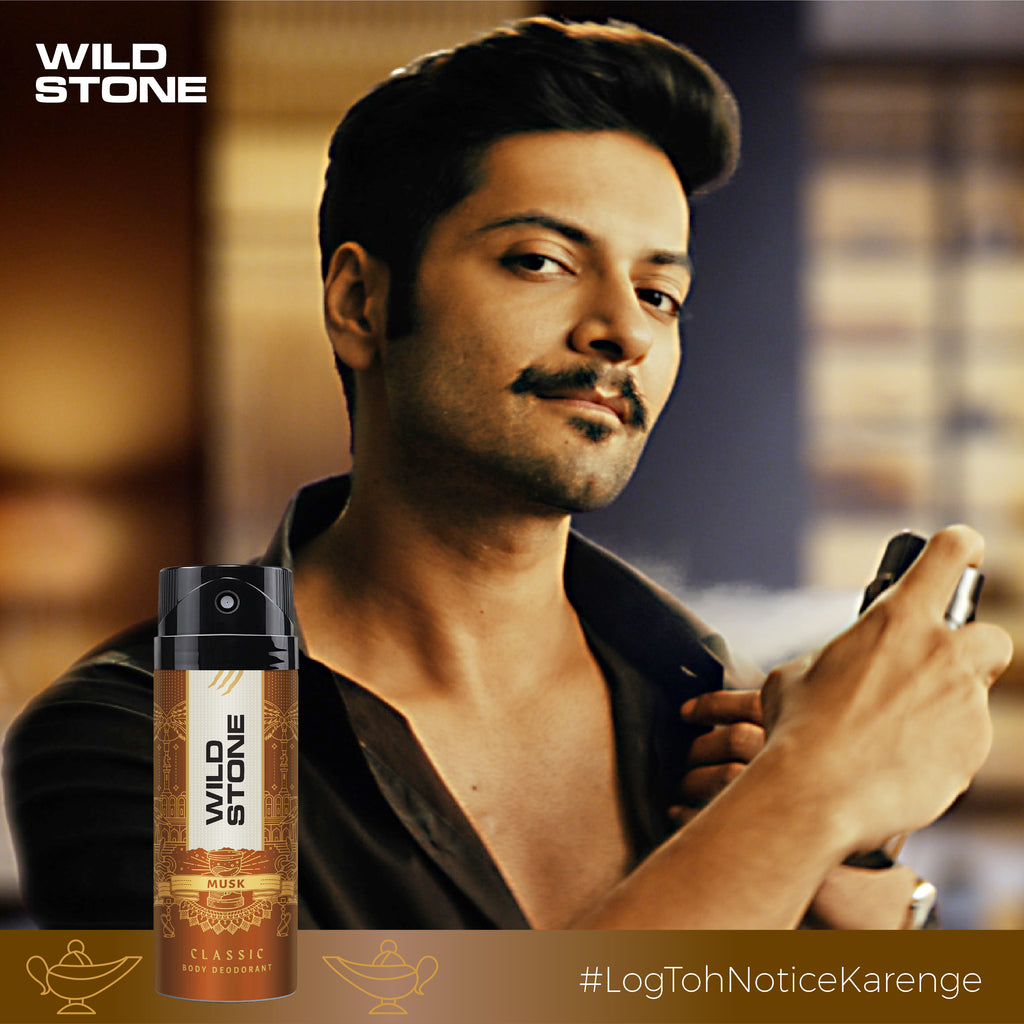 Classic Cologne & Musk Deodorant 225ml Combo Pack | Wild Stone