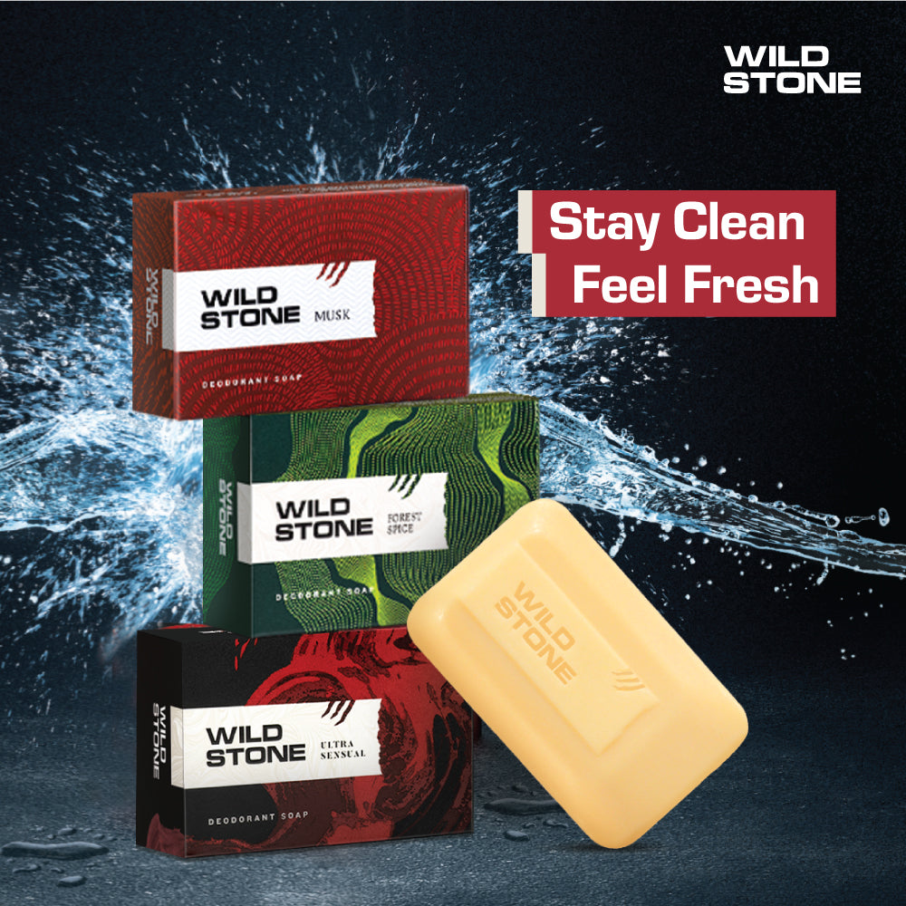 Wild Stone Soap Combo (Ultra Sensual, Forest Spice & Musk) | Wild Stone