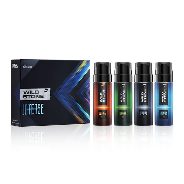 Intense No Gas Deodorant Travel Pack for Men | Wild Stone